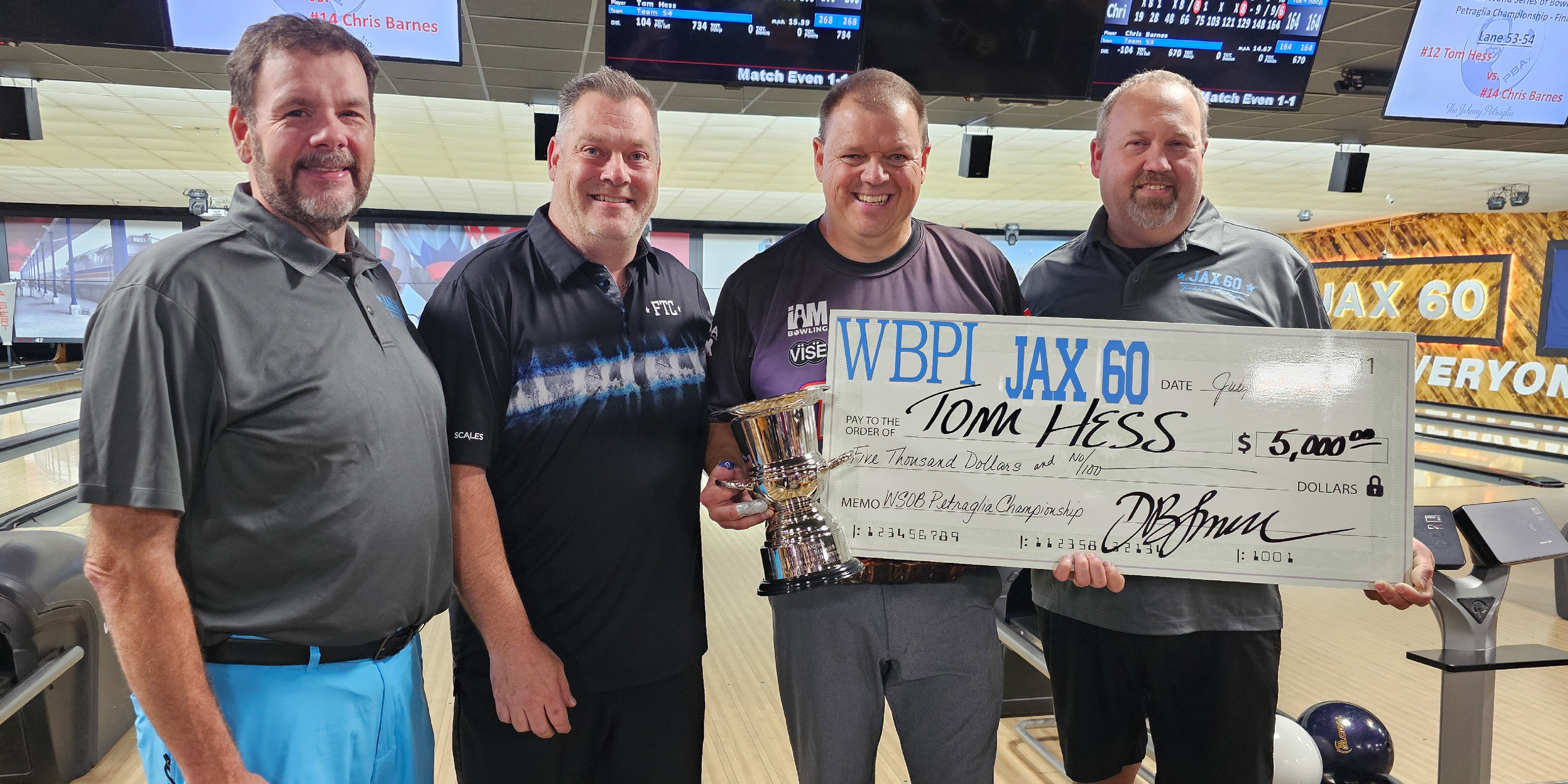 Tom Hess Wins Fourth Career Title At PBA50 Petraglia Championship | PBA