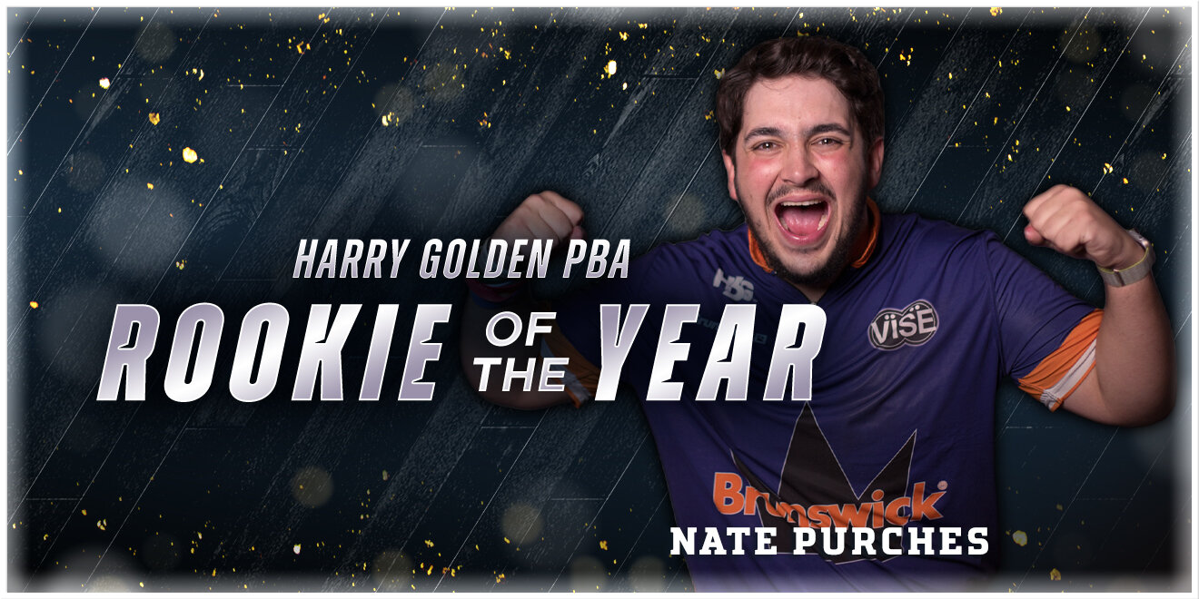 Nate Purches Named 2024 Harry Golden PBA Rookie of the Year | PBA Nate Purches Named 2024 Harry Golden PBA Rookie of the Year | PBA